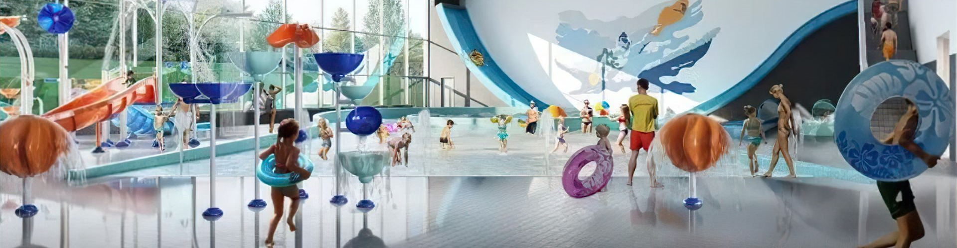 Splashpad and water slides coming to Whitehill & Bordon pool - Everyone Active